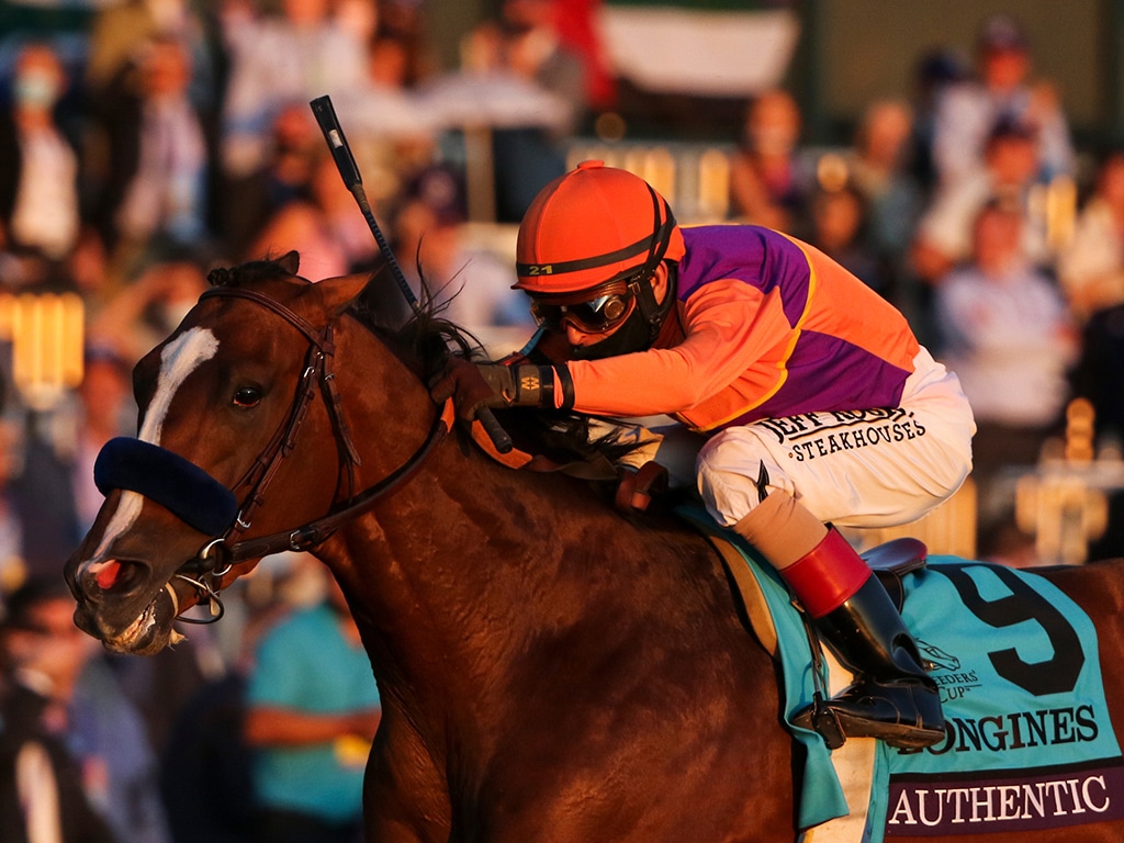Authentic gets historic BC Classic (G1) win - Spendthrift - A Kentucky ...